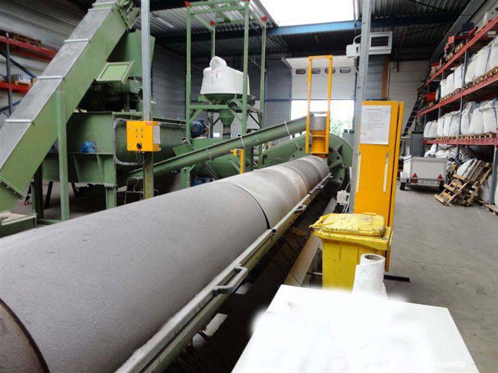 UsedBerstorff Complete Sheet Extrusion Line. Three rollers. Width 4