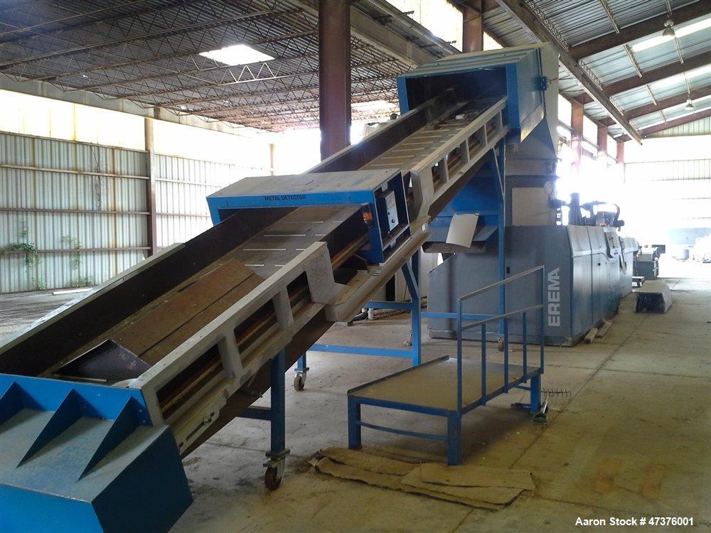 Used Erema Plastic Recycling Plant Model Rm63t