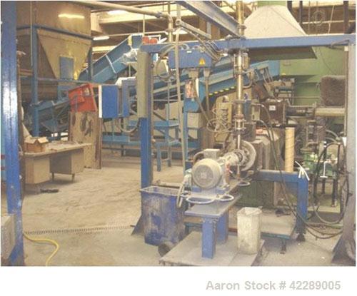 UsedErema RGA 120 TVE Recycling Line. (1) Shredder UNTHA MR 1500, 100