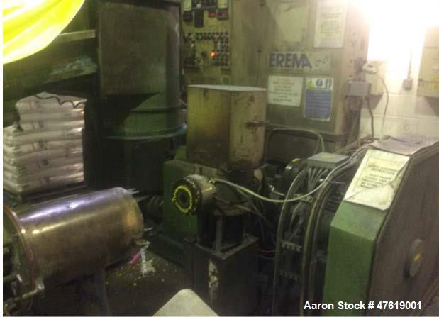 Used Erema Pm 8o Recycling Plant. 80 mm. Specifications: conveyor bel
