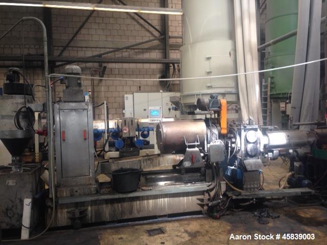 Used Extrudex Plastic Recycling Line. Consisting of: (1) Extrudex sin
