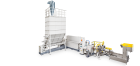 Used NGR Next Generation Underwater Granulation Recycling Line. Rated