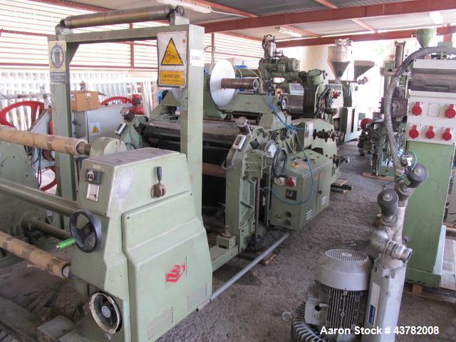 Used Bandera Sheet Manufacturing Line. Comprised of: (1) Bandera extr