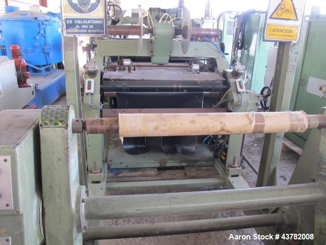 Used Bandera Sheet Manufacturing Line. Comprised of: (1) Bandera extr