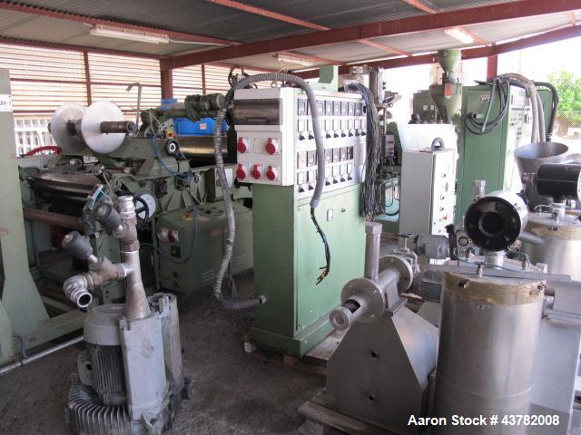 Used Bandera Sheet Manufacturing Line. Comprised of: (1) Bandera extr