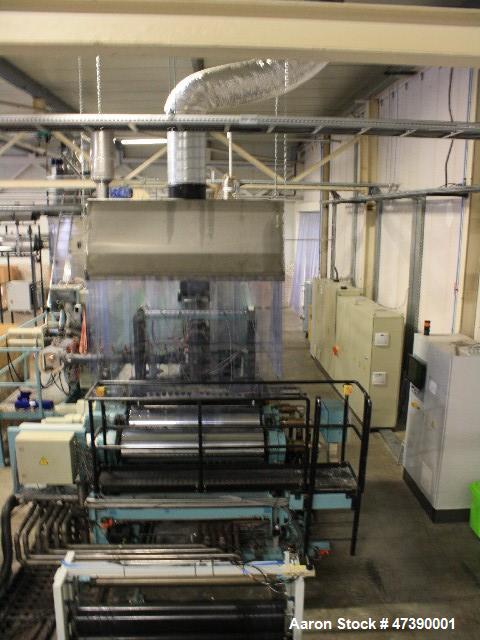 Used Barmag, PET Co-Extruder Sheeting Plant. Manufacturing 3 layer A-