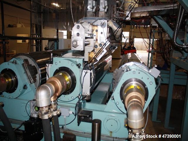 Used Barmag, PET Co-Extruder Sheeting Plant. Manufacturing 3 layer A-
