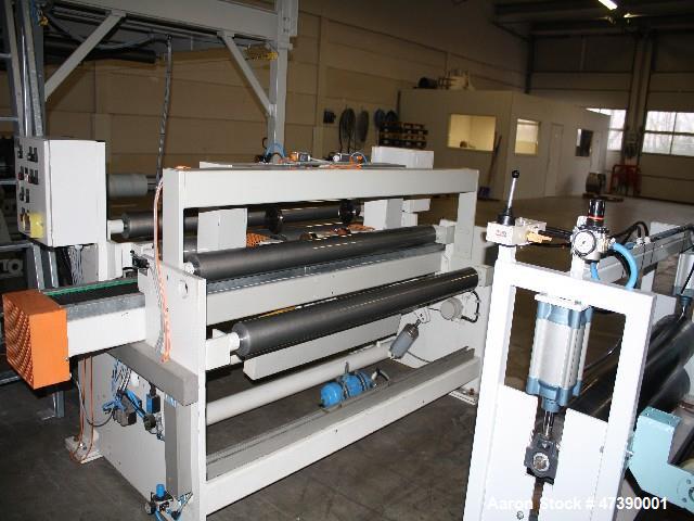 Used Barmag, PET Co-Extruder Sheeting Plant. Manufacturing 3 layer A-