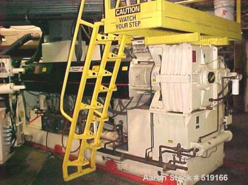 USED: Davis Standard 112" wide 7 layer HDPE co-extrusion sheet extrus