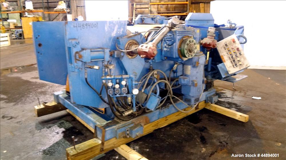 Used Egan Three Roll Horizontal Sheet Stack. (3) 42" wide x 18" diame