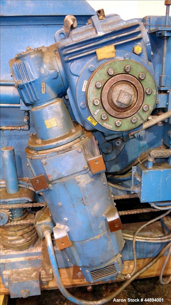 Used Egan Three Roll Horizontal Sheet Stack. (3) 42" wide x 18" diame