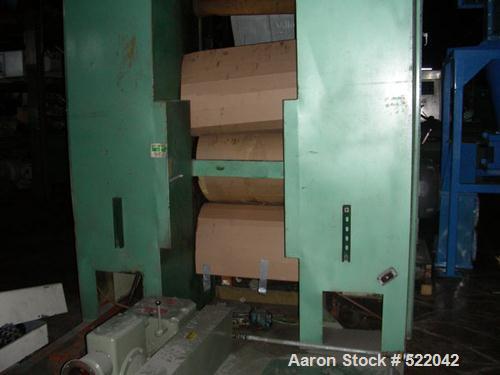 USED: Johnson 3 roll sheet stack. 16" diameter x 30" wide roll dimens