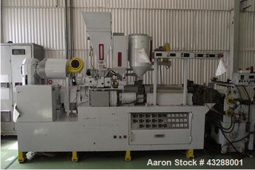 UsedMEAF Coextruder for film production. Three screw extruder with d