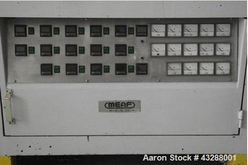 UsedMEAF Coextruder for film production. Three screw extruder with d