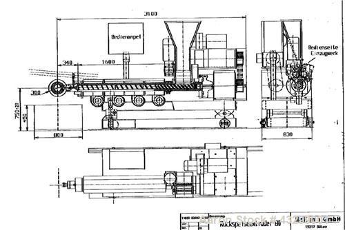 UsedMekuma/Bulow Sheet Extrusion Line comprised of: (1) Gravicolor G