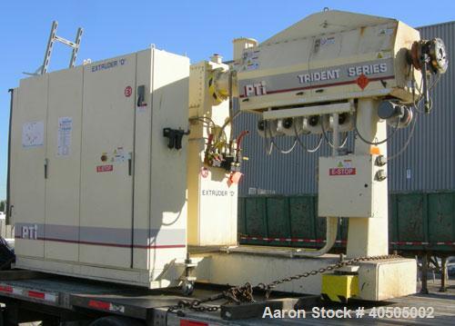 Used PTI Trident Series Multi Layer Sheet Extrusion System consisting