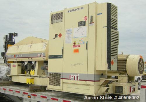 Used PTI Trident Series Multi Layer Sheet Extrusion System consisting