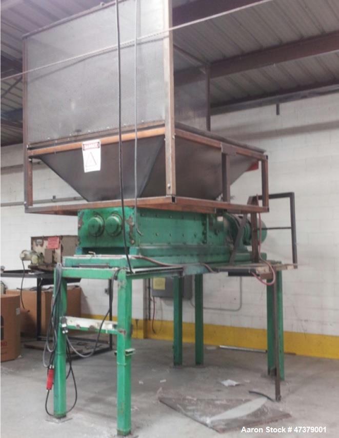 Used American Pulverizer Shredder, Model 51x25 TRS. 40 HP dual rotor,