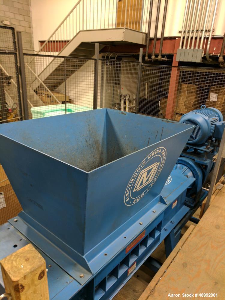 Used Franklin Miller Taskmaster TM2842 Industrial Shredder. 75 hp mot