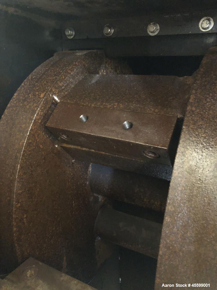 Used Sweed 5703 XHD Scrap Chopper. Rotary shear, infeed opening 2.5"