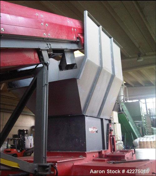 UsedWeima WLK 1000 Shredder for hard plastics. Infeed dimensions 39"
