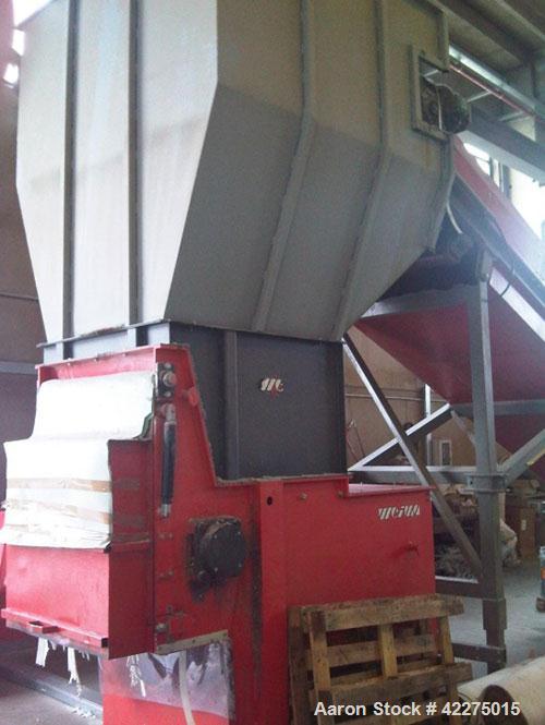 UsedWeima WLK 1000 Shredder for hard plastics. Infeed dimensions 39"