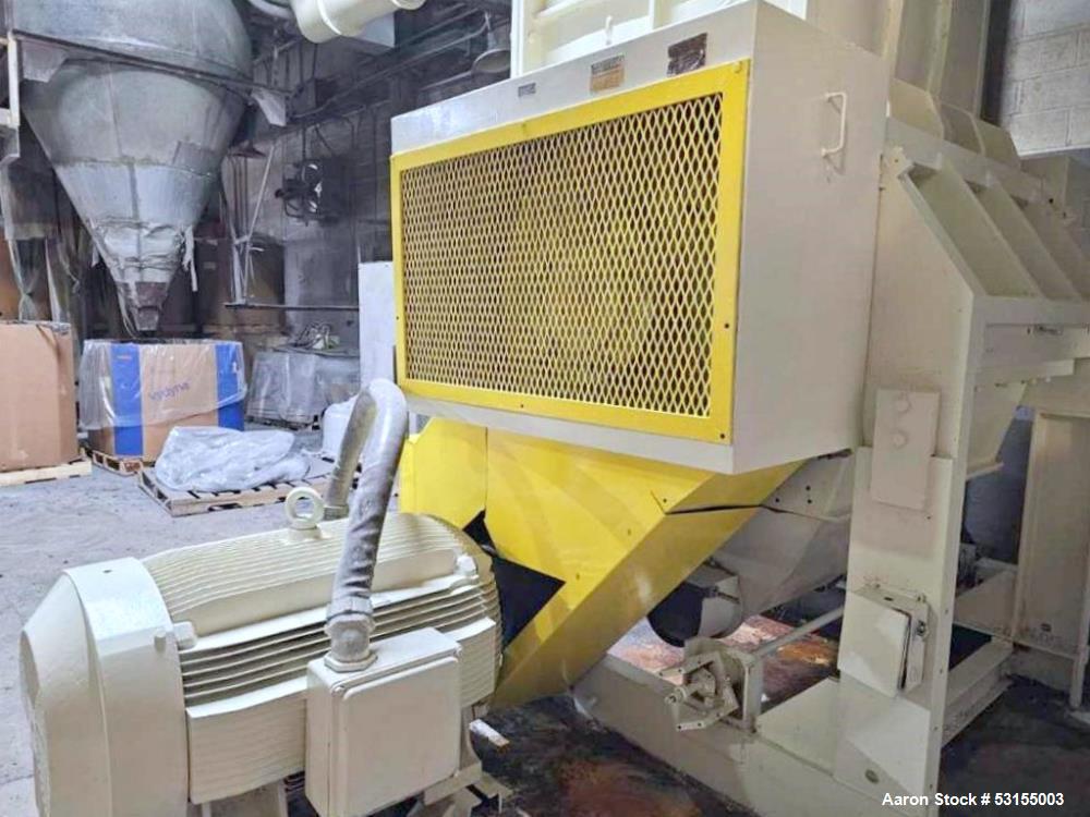 Used Cumberland Grinder. 32/50 Gran; 100HP, 3/60/480 volt. With Dust