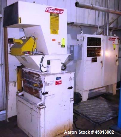Used 30HP Foremost HSFG-1124 Trim Grinder with pull rolls, trim cyclo