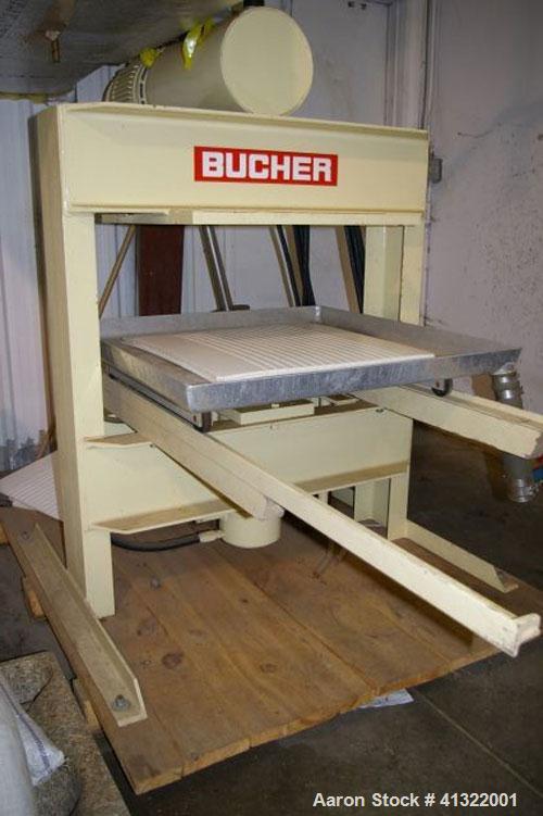 UsedBucher-Guyer Hydraulic Press, Model TP7, manufactured 2003. 9 dra