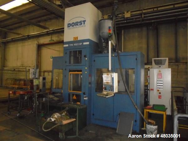 Used Dorst Technologies Hydraulic Press, Model TPA160/3HP. 2- Adaptor