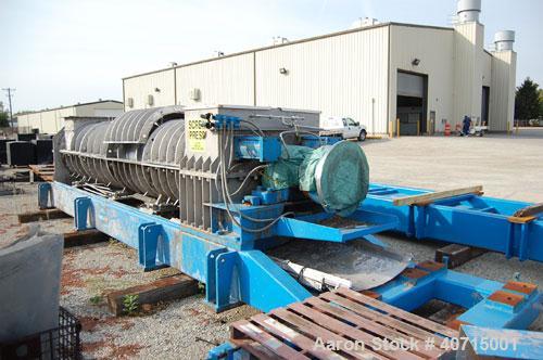 Used Andritz/Dupps Screw Press, model 3616, 304L stainless steel. Scr