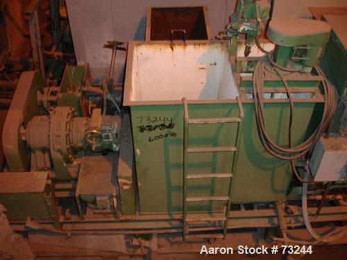 Used Hosokawa Bepex Screw Press, Model BXP-200, 304 Stainless Steel.