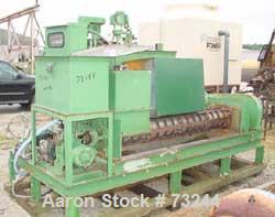 Used Hosokawa Bepex Screw Press, Model BXP-200, 304 Stainless Steel.