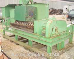 Used Hosokawa Bepex Screw Press, Model BXP-200, 304 Stainless Steel.
