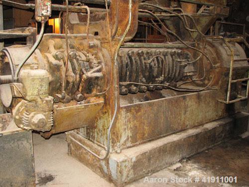UsedFrench Oil Press, model 44. 100 hp motor, extension cage, spare p