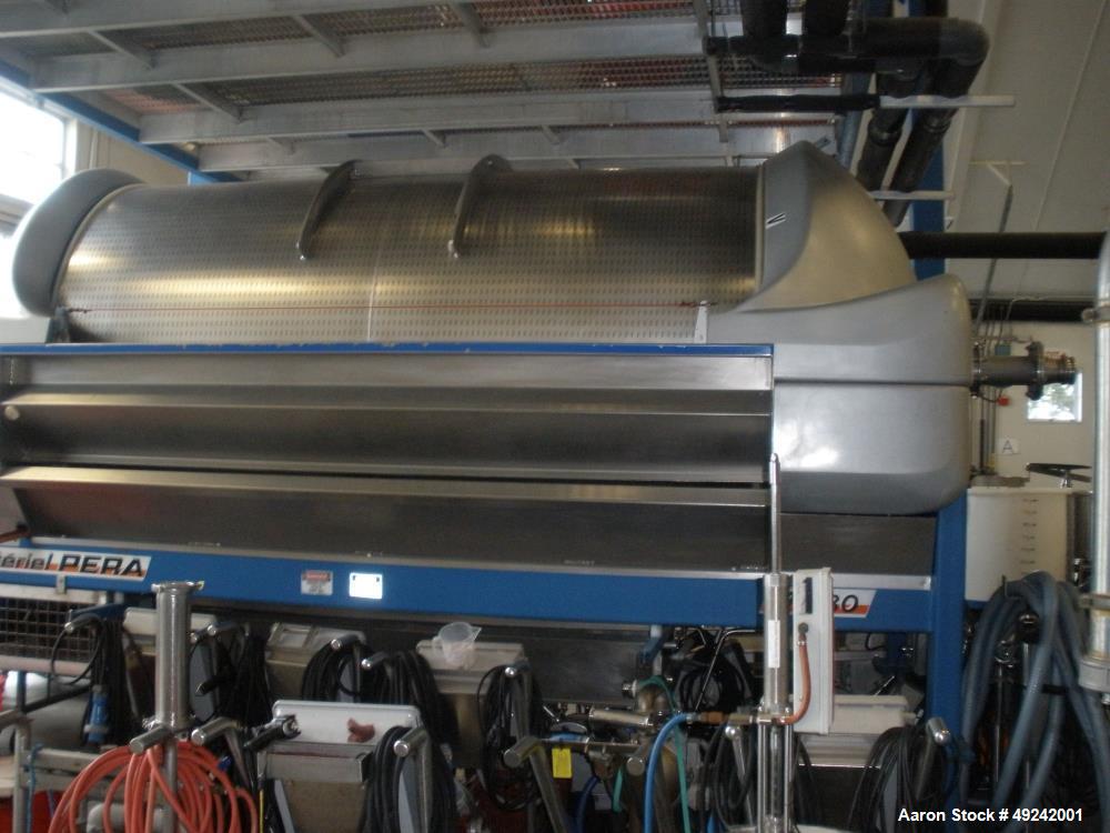 Used Pera Bladder Press, Model PE80. 80 Hectoliters. Capacity approxi