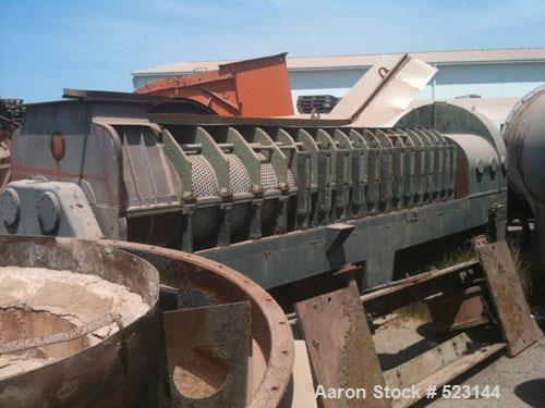 USED: Stord BS-64 screw press, 100 hp. All stainless steel contact pa