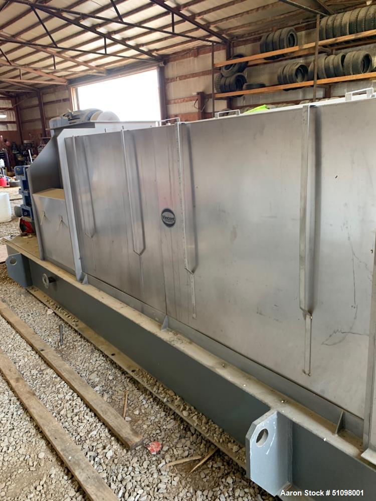 Used Vincent Corporation VP Horizontal Screw Press. Model VP-24. All