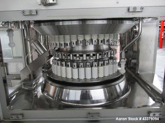 Used- IMA Comprima 300 Rotary Tablet Press. Stain