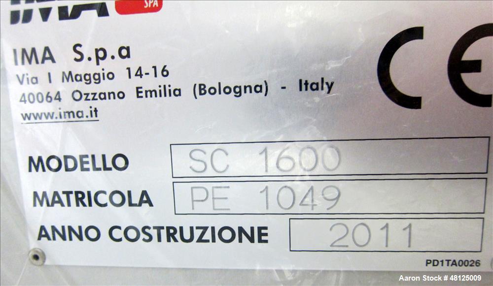 Used-IMA tablet filling line consisting of: (1) I