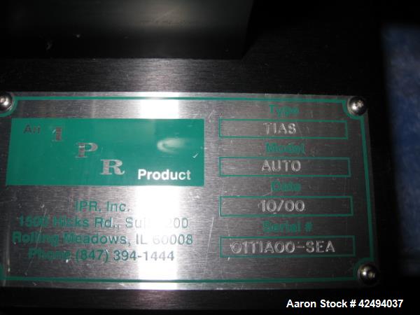 Used- IPR Tablet Press Tooling Inspection Unit, T