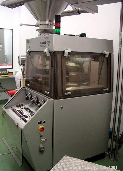 UsedKorsch PH 300 Tablet Press. 36 station, max compression force 9 t
