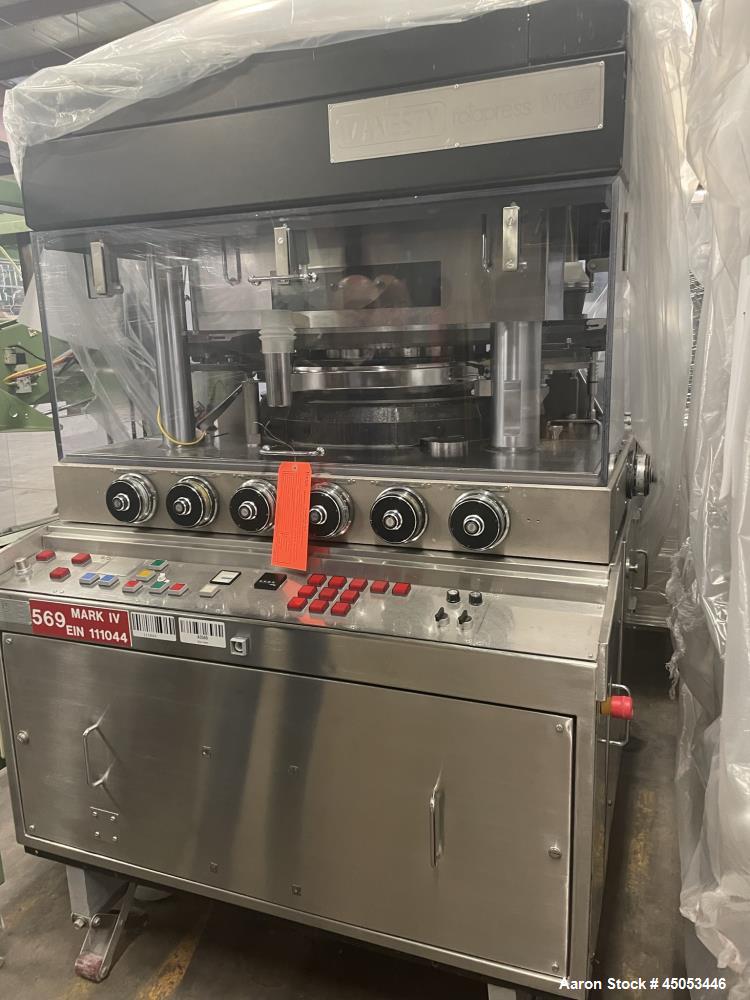 Used-Manesty Mark IV 75 station rotary tablet pre