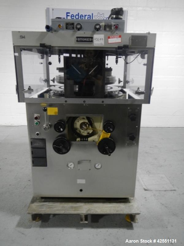 Used Stokes Rotary Tablet Press, Model 754. (45) Station, 10 ton comp