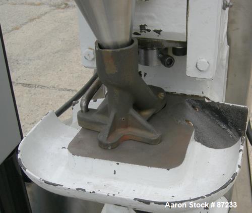 Used Stokes Single Station Press, Model F, 4 ton. Maximum diameter 19