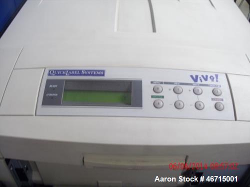 Used Astro Med Quick Label System. Includes software to design labels