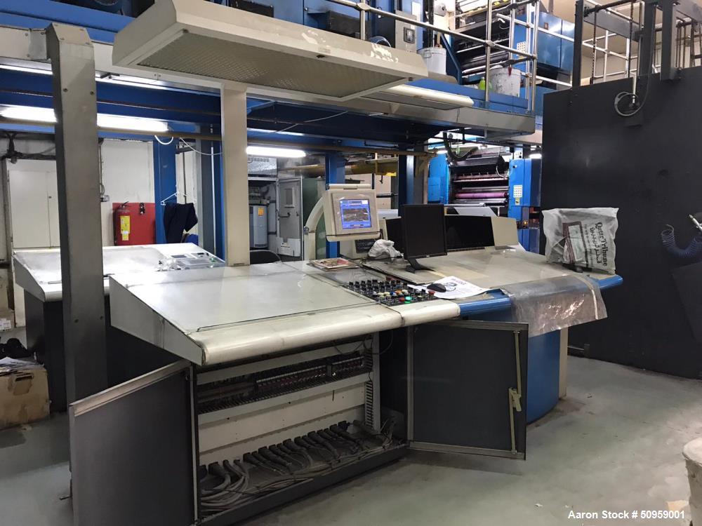 Used Goss Paper Printing Machine, Model SSC578 4/4 Hi + 1/F+4/Splicer