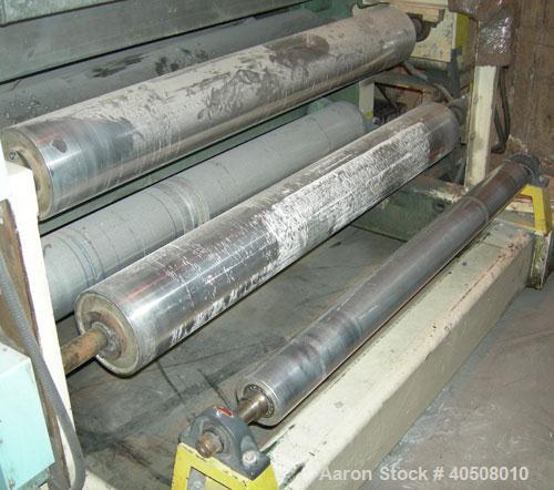 Used Wolverine 61'' Wide 2 Color Printing Press, Model 61-4. 5 hp, 18