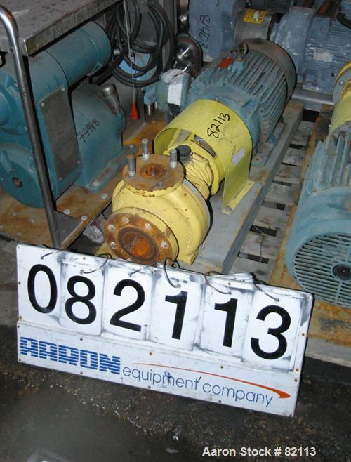 Used A.W. Chesterton Centrifugal Pump, Size 1.5X3-8, Carbon Steel. 3"