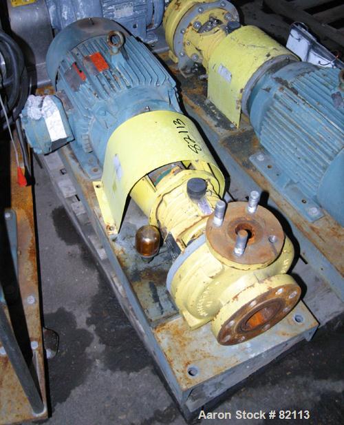 Used A.W. Chesterton Centrifugal Pump, Size 1.5X3-8, Carbon Steel. 3"